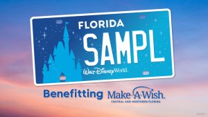 Walt Disney World Florida Specialty License Plate - Disney in Florida