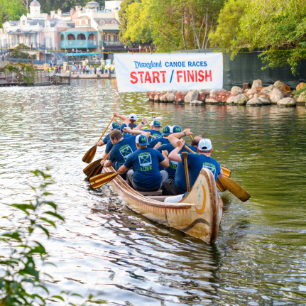 Disneyland Cast Member Canoe Races
